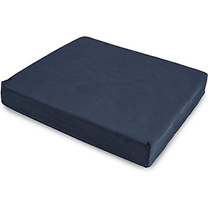 DMI Seat and Chair Cushion for Office Chairs, Wheelchairs, Scooters, Kitchen Chairs or Car Seats, FSA HSA Eligible, for Support and Height while Reducing Stress on Back, Tailbone or Sciatica