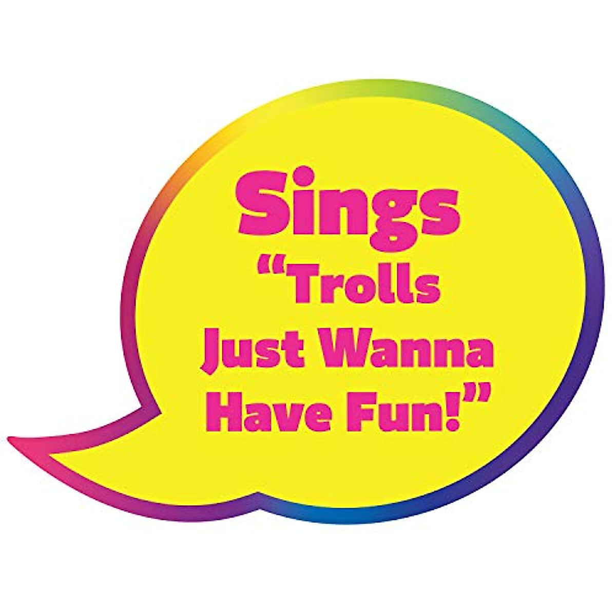 DreamWorks TrollsTopia Color Poppin’ Poppy Interactive Plush, 5 Modes, Lights, Sounds, Sings, Kids Toys for Ages 3 Up by Just Play