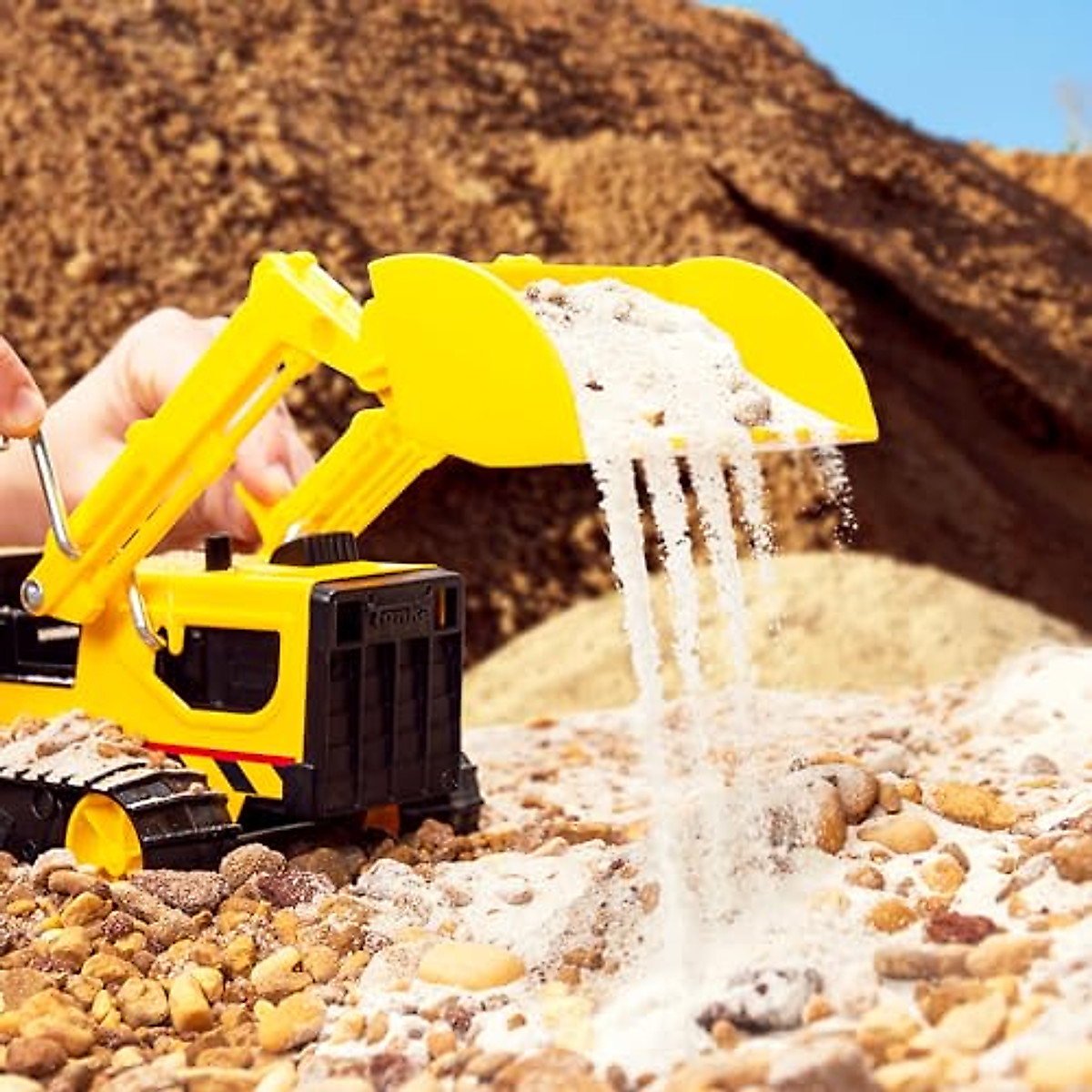 Tonka Steel Classics Trencher - Made with Steel & Sturdy Plastic, Yellow Toy Construction Truck, Boys and Girls, Kids, Toddlers, Ages 3+