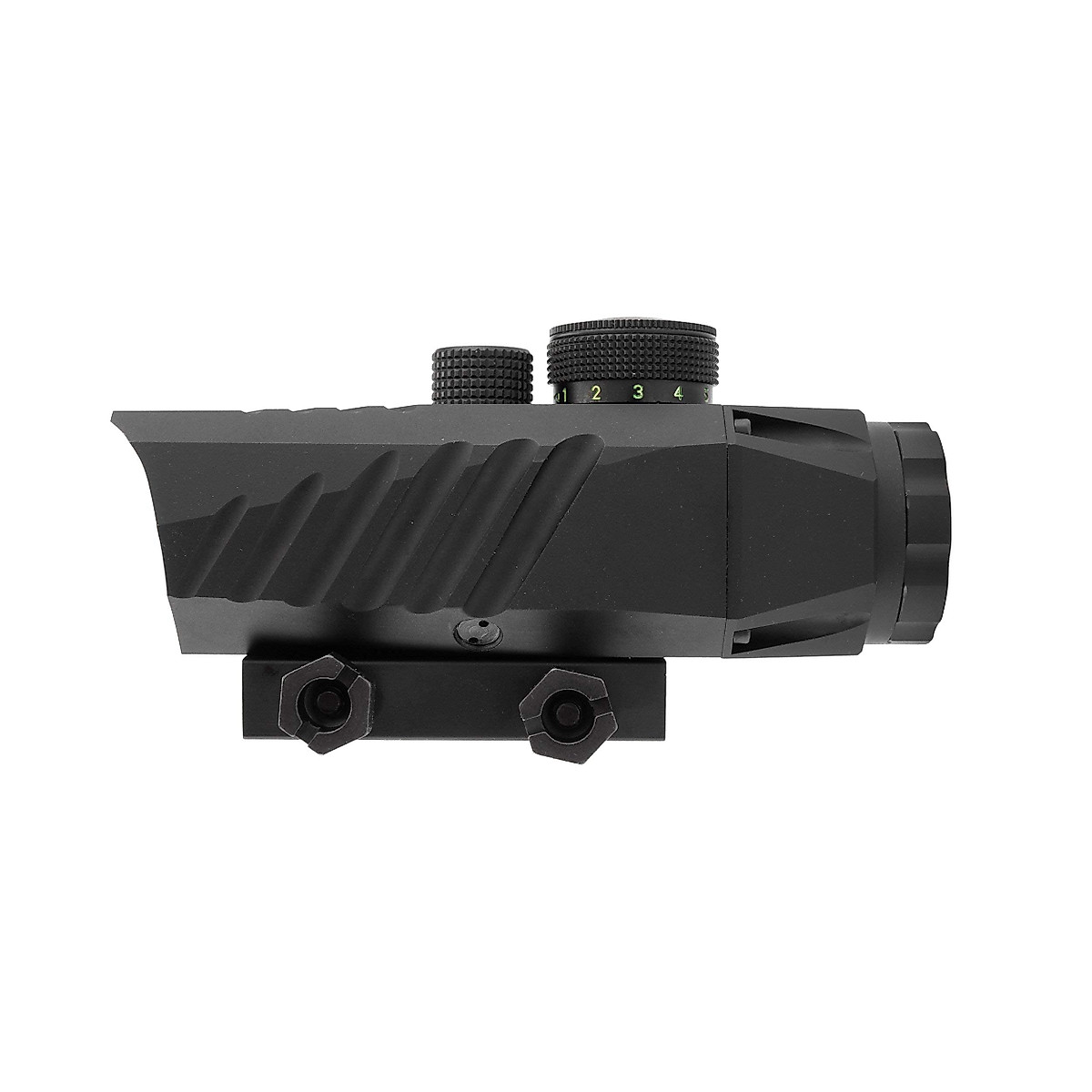 Monstrum P330 Marksman 3X Prism Scope | RM5-AH Adjustable Height Riser Mount with Quick Release | Bundle