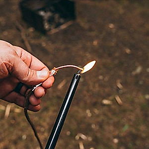 GEAR AID Fire Strand 550 Paracord, 7 Strand Tinder Cord for Camping and Survival, Coyote, 50 ft