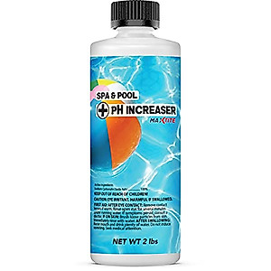 MaxTite Pool & Spa pH Increaser (2 lbs) - 100% Pure Sodium Carbonate - HDPE Container w/Resealable Child Resistant Cap