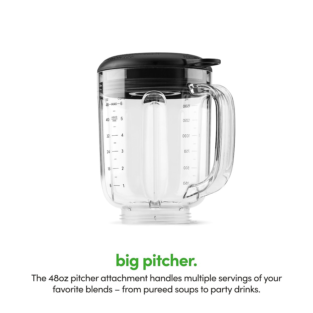 magic bullet Combo Blender, 48oz Pitcher, Blending Cup, Simple Speed Dial – MBF50200