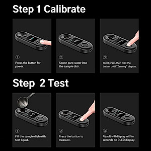 DiFluid R2 Extract Digital Brix Refractometer, Coffee TDS Refractometer, Coffee Concentration Refractometer with OTA Updates DiFluid Café APP, Multi-Test Modes, Range 0-30%, Accuracy 0.03% TDS