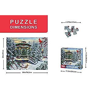 Springbok 1000 Piece Jigsaw Puzzle Holiday Gazebo - Made in USA