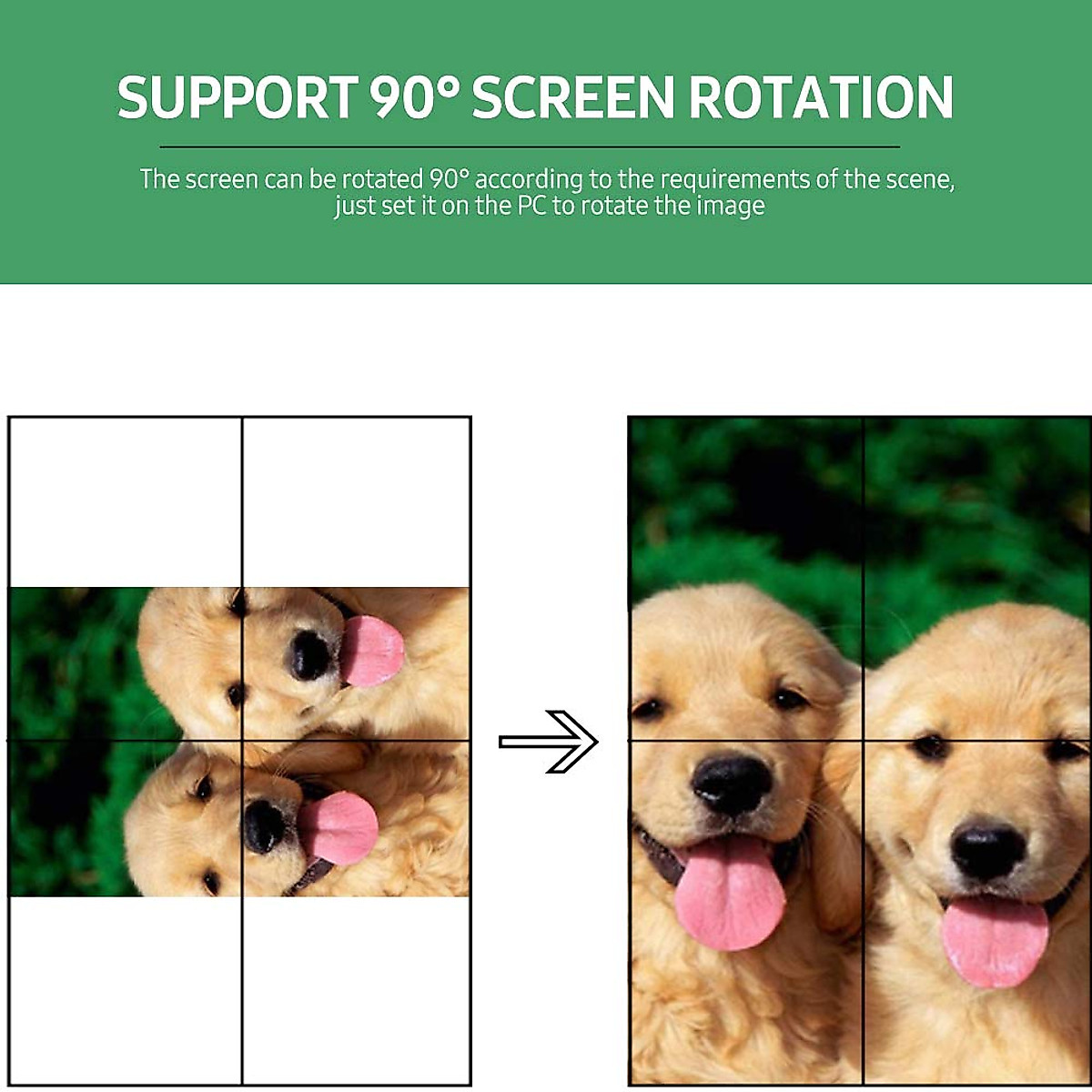 3 x 3 TV Wall Controller, TV Wall Splicer Video Wall Controller 3 x 3, Multi Screen Splicer 4K, 3 x 3 Image Control (US Plug)