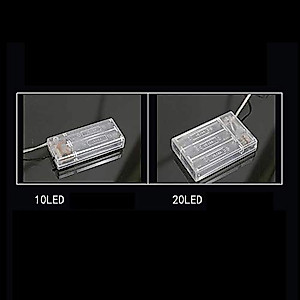 LED Halloween Lights,Party Ghost Battery Operated Fairy Lights Indoor Outdoor Garden Tree Decoration Wire Lights