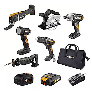WORX Power Share 6-Tool Combo Kit