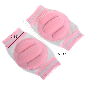 yantu Unisex-Baby Protective Knee Pads for Crawling with Cushion - Anti-Slip - Leg Warm Accessories Pair of 6