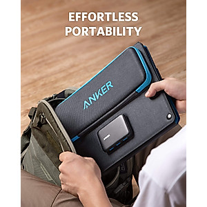 Solar Charger, Anker 24W 3-Port USB Portable Solar Charger with Foldable CIGS Panel for Camping, PowerPort Solar for iPhone 12/SE/11/XS Max/XR/X/8, iPad, Samsung Galaxy S20/S10/S9/S8, and More