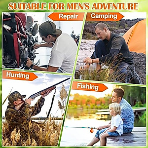 FLY2SKY Stocking Stuffers Christmas Gifts for Men Multitool Pocket Knife Stocking Stuffers Men Him Dad Multi Tool Gifts for Men Husband Boyfriend Groomsmen Gadget Anniversary Birthday Camping Outdoor