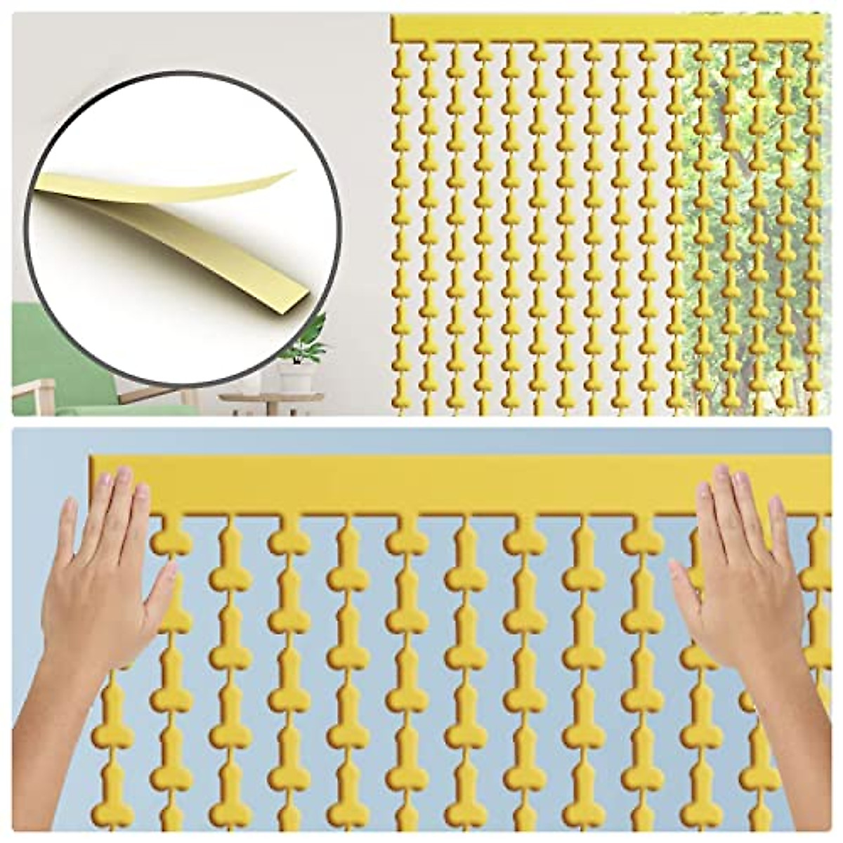 3 PCS Bachelorette Party Decorations Gold Fringe Curtains Photo Backdrop for Wedding Bachelorette Hen Party (Golden)