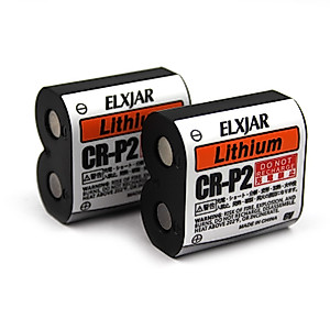 hflexgrad (5-Pack) 6V 1500mAh Lithium Photo Battery Replaces 223A, 2CR-P2, EL223AP, and DL223A Batteries