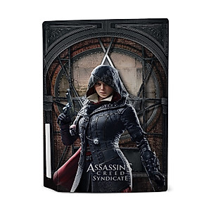 Head Case Designs Officially Licensed Assassin's Creed Evie Frye Syndicate Graphics Vinyl Faceplate Sticker Gaming Skin Decal Cover Compatible With Sony PlayStation 5 PS5 Disc Edition Console
