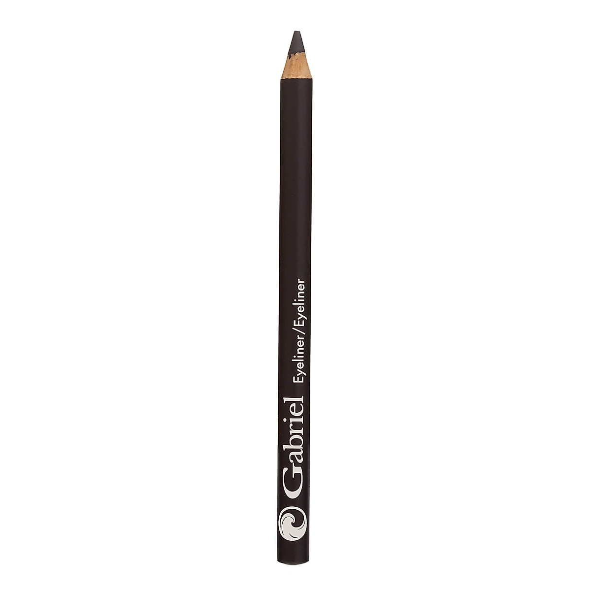 Gabriel Cosmetics Classic Eyeliner (Charcoal), Natural Eye Liner, Paraben Free, Vegan, Gluten-free, Cruelty- free, Non GMO, long lasting, Infused with Jojoba Seed Oil, Super Smooth, 0.04 oz.