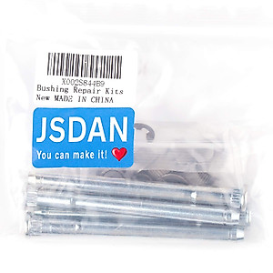 JSDAN 703-265 93356553 Compatible With 1994-2004 Chevrolet Chevy S10 Door Hinge Pin and Bushing Repair Kits 2 Door Pickup Blazer GMC S15 Sonoma Jimmy Oldsmobile Bravada Front Rear Left Right 16PCS