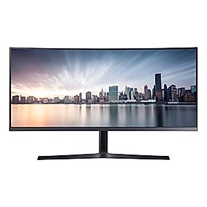 SAMSUNG CH890 Series 34-Inch Ultrawide QHD (3440x1440) Computer Monitor, 100Hz, Curved, HDMI, USB-C, Height Adjustable Stand, 3 Yr WRNTY (LC34H890WGNXGO)