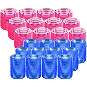 Hair Rollers, 24 Pack Self Grip Salon Hairdressing Curlers, Hair Curlers Sets, DIY Curly Hairstyle, Mother's Day gifts for Women Mom Wife Daughter, Colors May Vary (12xJumbo+12xLarge)