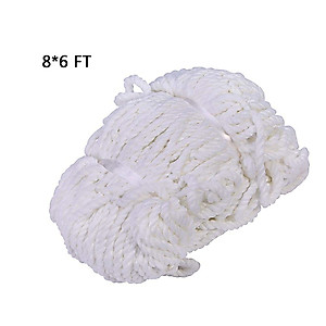 Zerone Soccer Goal Net, Sports Competition Soccer Goal Net Replacement Full Size Football Goal Post Netting for Sports Match Training(8X6FT)