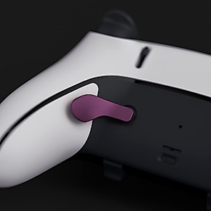 eXtremeRate Back Paddles for PS5 Edge Controller, Metallic Grape Replacement Interchangeable 4PCS Metal Back Buttons for PS5 Edge Controller - Controller NOT Included