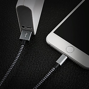 [MFi Certified] iPhone Charger 4Pack(3/6/6/10FT) USB Lightning Cable Nylon Braided Fast Charging iPhone Cord Compatible iPhone14/All iPhones/iPad/iPod