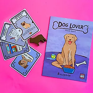 AEG Dog Lover | Family Card Drafting Set Collection Game | Rescue Beloved Dogs & Train New Tricks | 2-4 Players | Ages 10+ | 30 Minute Playtime