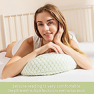 Emachi Pregnancy Pillow for Pregnant Women, Soft Pregnancy Body Pillow, Pillow Used to Support and Relieve Pain or discomfort in The Waist, Abdomen and Buttocks, Gold