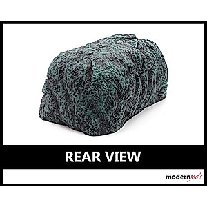 Stone Cave Shelter Hiding Turtle House - Hideout Caves for Reptile Aquarium Terrarium Decoration Ornament (8.3 x 6 inches)