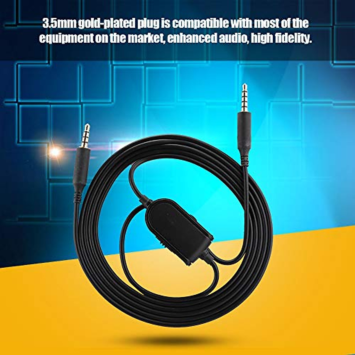A10 Headphone Audio Cable, 6.56ft 3.5mm Replacement Headphone Audio Cable Cord for Astro A10/A40 Head-Mounted Gaming Headset with Tuning