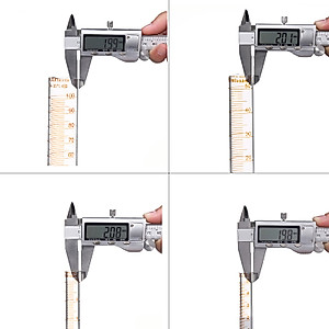 Thick Glass Graduated Measuring Cylinder Set 5ml 10ml 50ml 100ml Glass with Two Brushes