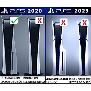 WALL MOUNT FOR PS5 PLAYSTATION 5 WITH MULTICOLOR LED LIGHTING KIT + 2 CONTROL MOUNT (PS5 Standar Edition (Disc Edition))