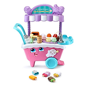 LeapFrog Scoop and Learn Ice Cream Cart Deluxe (Frustration Free Packaging), Pink