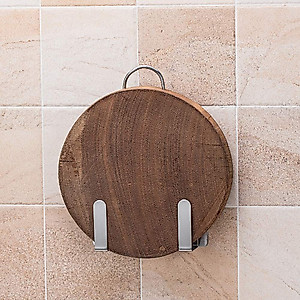 Pan Cover Rack Drain Storage Rack Pot Lid Organizer Wall Mount Pot Lid Holder Vacuum Lid Rack Stainless Steel Plate Cover