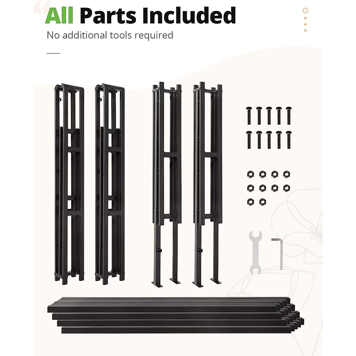 TATAGO King Box Spring 5 Inch Metal Box Spring King Size, King Box Spring Only, Low Profile Box Spring King with Cover, Heavy Duty Mattress Foundation/Bed Base, Easy Assembly, Noise Free, Non-Slip