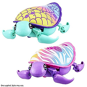Little Live Pets 26348 Lil, S9 Single Pack-Styles Vary, Interactive, Animated Electronic Turtle, Walking & Swimming Movement, collectable pet Character Toy