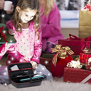 Smatree Carrying Case for New Nintendo 3DS XL/New 2DS XL, Hard Protective Shell Travel Case for Nintendo New 3DS/Nintendo New 3DS XL-Super NES Edition- Black/Red