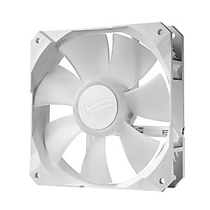 ASUS ROG Strix LC RGB White Edition All-in-One Liquid CPU Cooler (Aura Sync, 3X ROG 120mm Addressable RGB Radiator Fans, White) 360mm