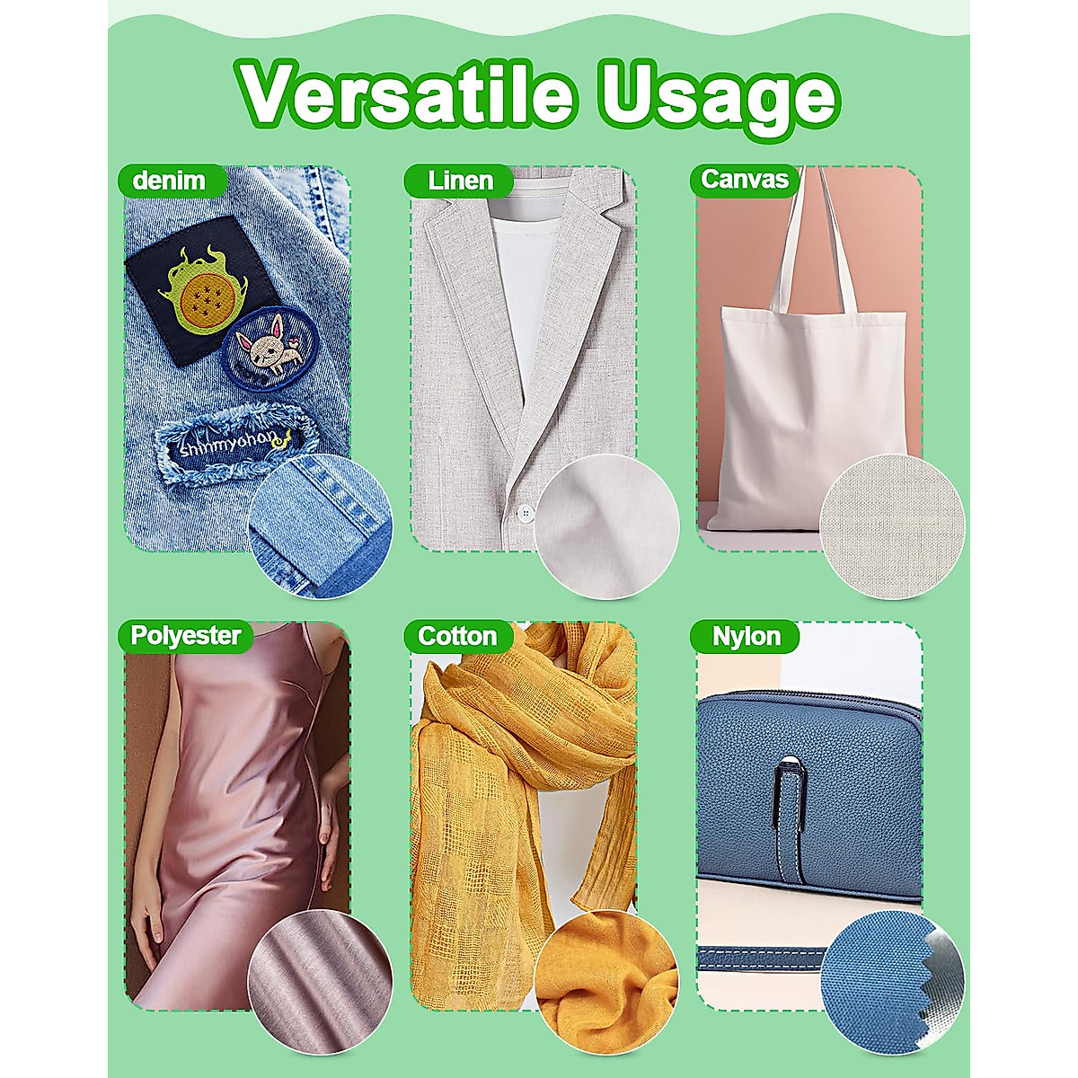 PLANTIONAL Double Sided Iron On Adhesive Sheets: 20 PCS Heavy Weight A4 Size Double-Sided Press-on Patch Heat Melt Fabric Glue Sheet Permanent Fusible Adhesive Sheets