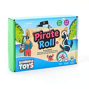 Barnacle Toys Pirate Roll - Kids Games, Toddler Board Games, Games for Kids, Preschool Games for 3 Year Olds, Kids Board Games for 4 Year Olds