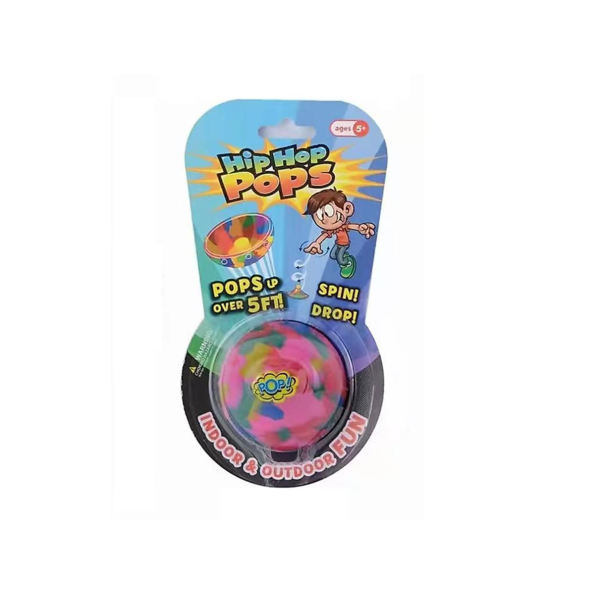 AMAKO Bouncing Bowl Creative Outdoor Sports Children's Decompression Toys Rubber Rotating Bouncing Bowl, HipHopJumps Half Bouncing Ball