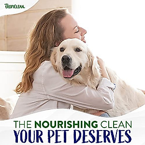 TropiClean Dual Action Ear Cleaner for Cats & Dogs | Vet Tested & Approved Ear Wash for Dogs | Pet Ear Wash Derived from Natural Ingredients | Made in the USA | 4 oz