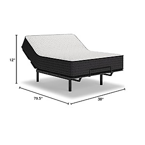 Signature Design by Ashley Limited Edition Firm 12 Inch Hybrid Mattress with Gel Memory Foam and Edge Support for Cool Sleep and Pressure Relief, Twin XL