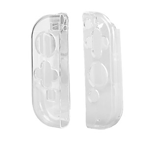 LIKJ Game Console Protective Case, Split Type Transparent TPU Easy Assembly Good Compatibility Game Console Cover for Switch Console