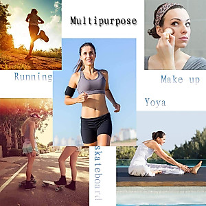 QIMOSHI 6 Packs Headbands for Women Cotton Knotted Yoga Sport Workout Fashion Hair Bands Headwrap