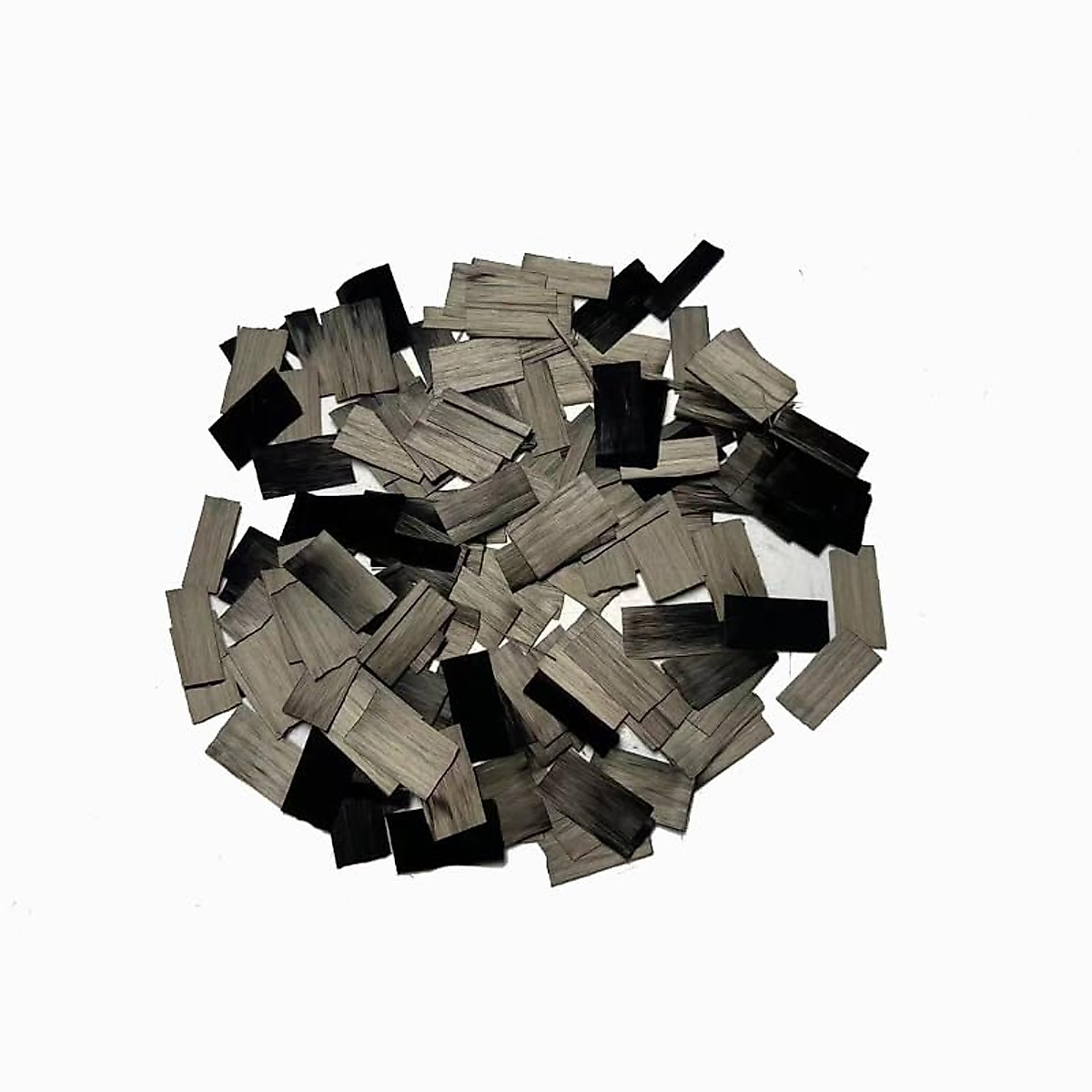 18mm Sheet-Like Short Cut Carbon Fiber Automotive Modification Filling Pattern Texture Pattern (1000, Grams)