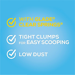 Purina Tidy Cats Clumping Multi Cat Litter, Glade Clear Springs - 16 lb. Bag