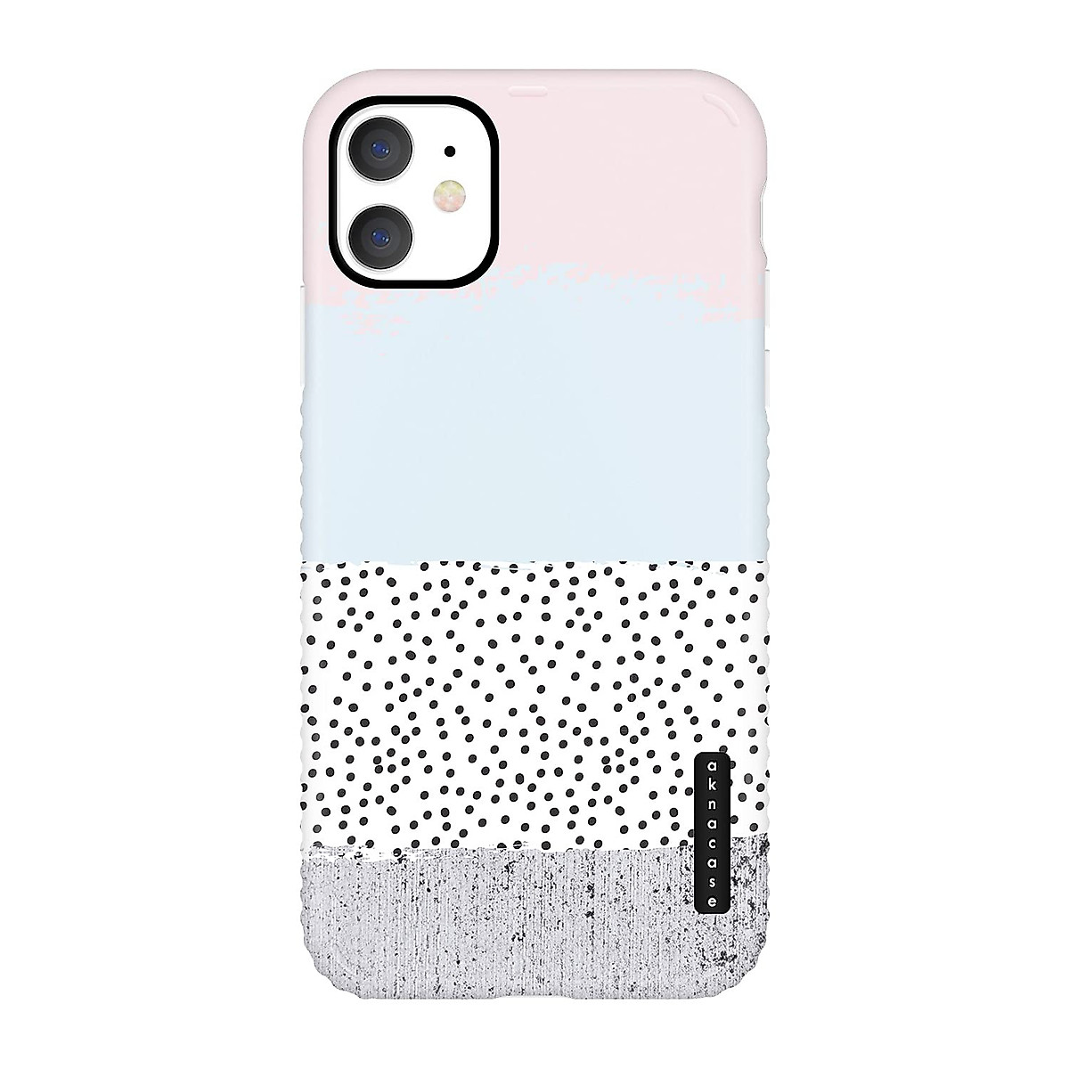 AknaCase iPhone 11 Case Watercolor Dot Print, GripTight Serious Silicone Cute Cover for Women (Graphic 102154-U.S)