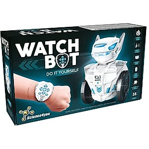 Science4you Watch Bot - Make Your Own Robot Toy, Robotics Kit with Remote Control Toys for Kids, Robot Building Kit + 35 Pieces, STEM Toys and Games, Gift for 8+ year olds Boys