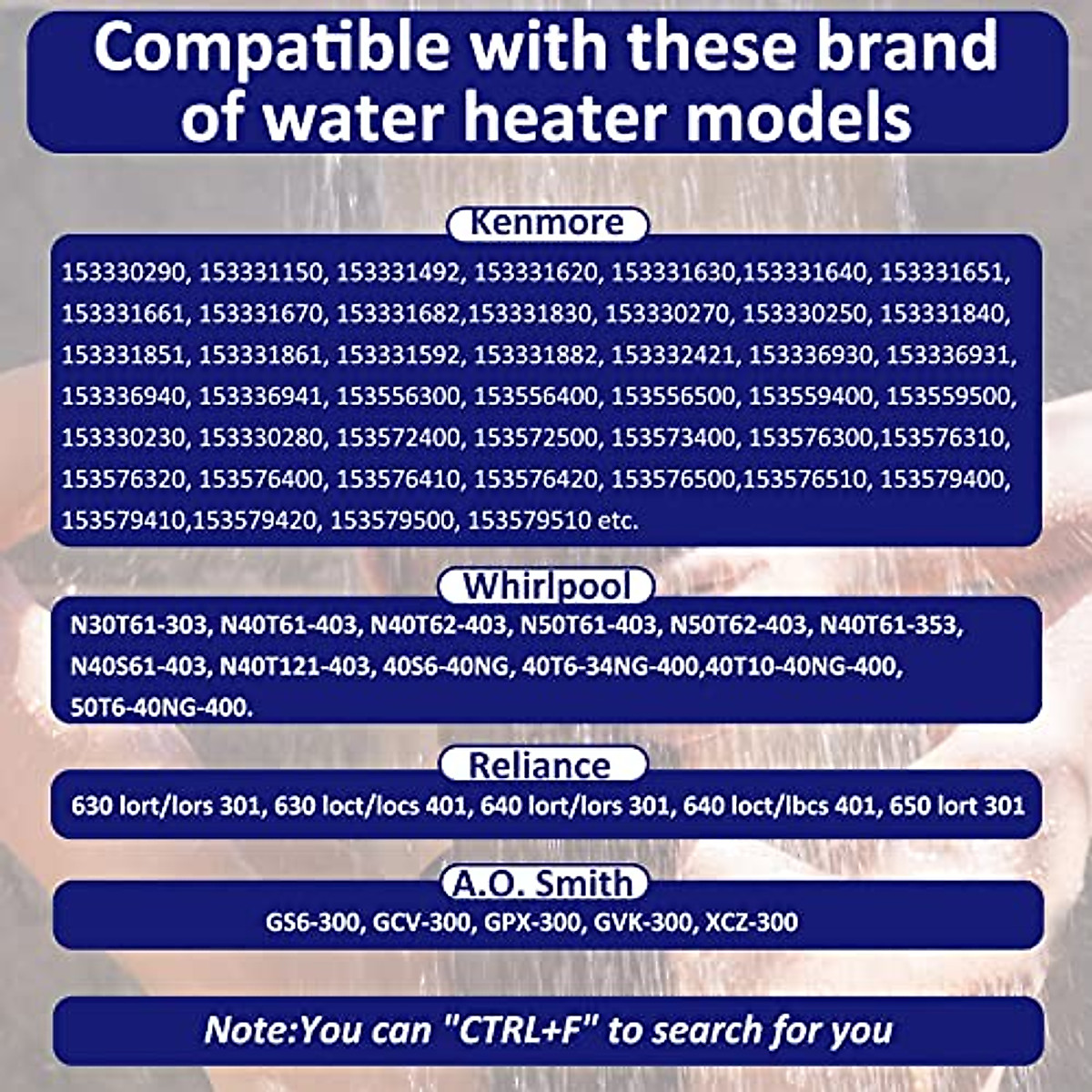 100112330 Water Heater Pilot Assembly, Replacement for 9007876 9007877 Thermopile Nat Gas Assembly Compatible with Whirlpool, A.O.Smith, Kenmore, American Water Heater Replace for 300 301 Series