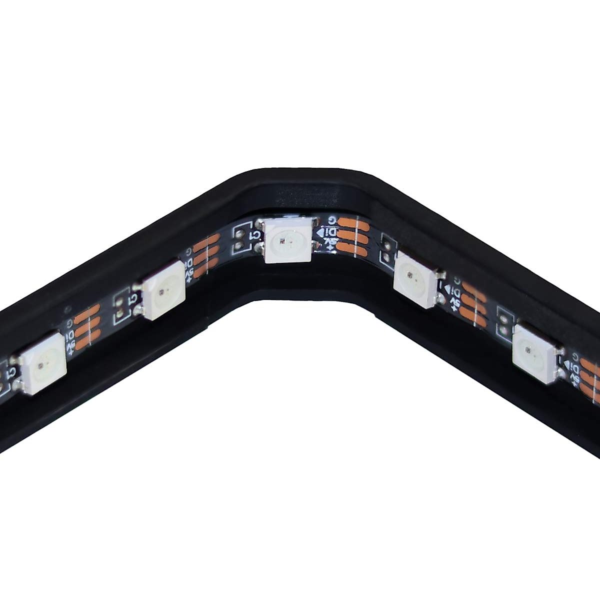 Alphacool 12942 Aurora XPX Digital RGB Frame - Black Modding Flexlights